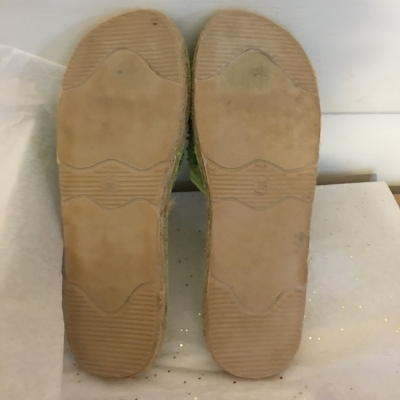 Kamosa | Shoes | Kamosa Made In Spain Green Crystals Pailletes | Poshmark